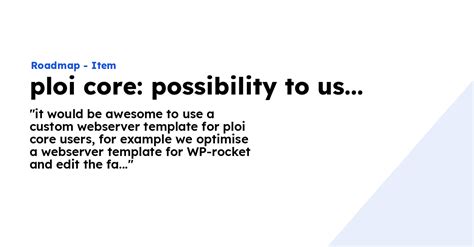 Ploi Core Possibility To Use Custom Nginx Webservertemplate For Ploi