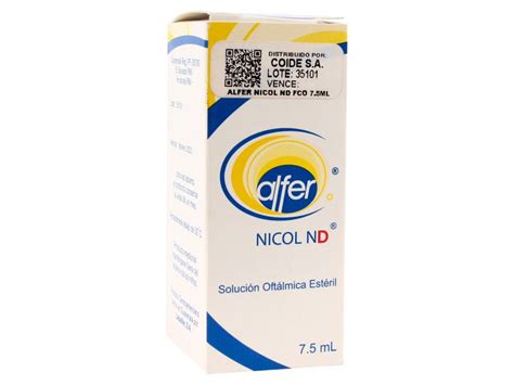 Comprar Alfer Nicol Nd Colirio 7 5 Ml Walmart Guatemala Paiz Guatemala