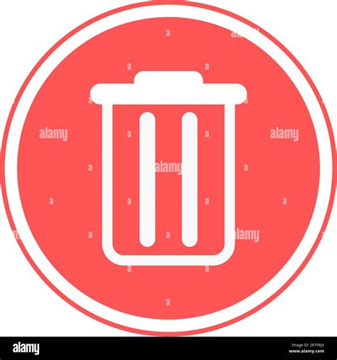 Trash Can Icon Delete Button Stock Vector Image And Art Alamy