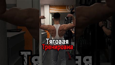 Тяговая тренировка спина задняя дельта бицепс Сохраняй и подписывайся 🤝 Youtube