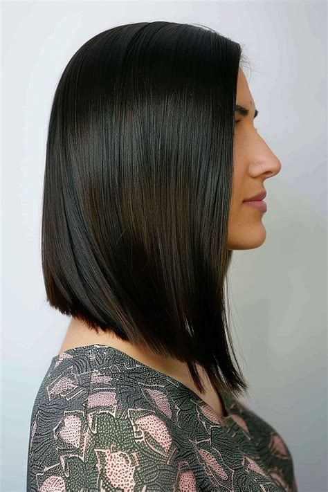 Long Bob Haircuts Black Hair