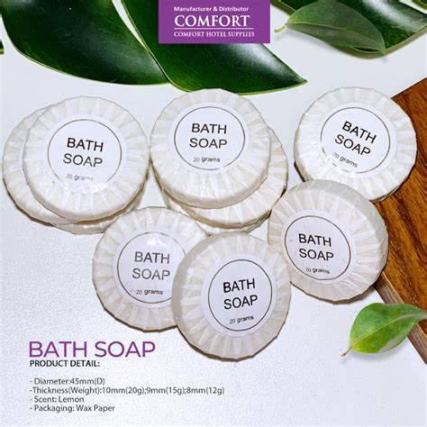 Comfort Hotel Supplies Bath Soap In Waxpaper Packaging 100 Pcs Lazada Ph