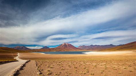 View Of Lagunas Miscanti Y Miñiques Atacama Desert San Pedro De