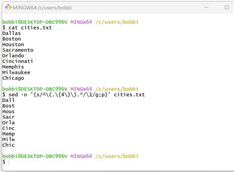 How To Use Sed To Print First N Characters Of Line Collecting Wisdom