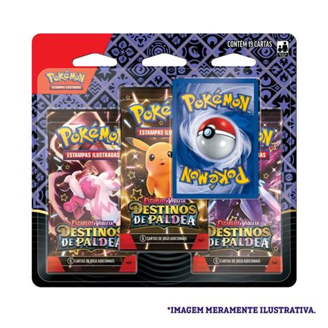 Jogo De Cartas Pokémon Escarlate E Violeta Destinos De Paldea