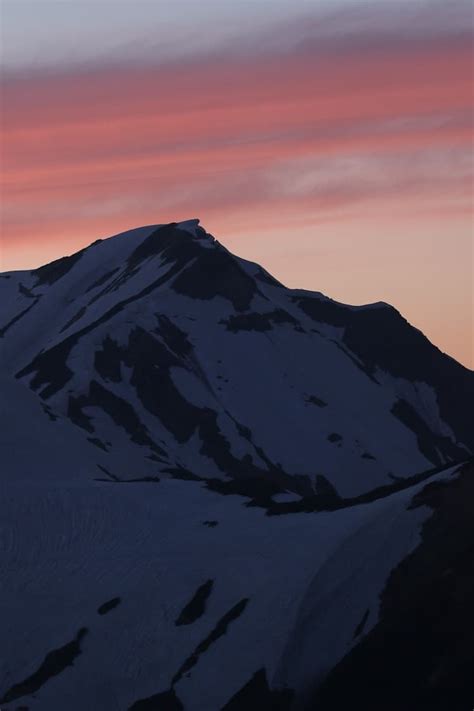 20180528 山岳景観 大日岳 夕焼け 立山自然保護センターブログ 立山自然保護センター