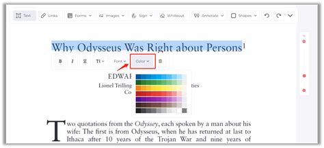 Change Text Color In PDF For Windows Online
