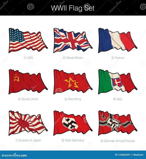 Bandera Alemana De La Segunda Guerra Mundial Bandera De Alemania Nazi