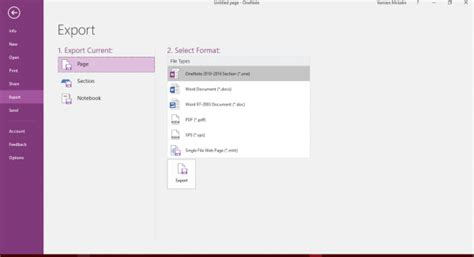 How To Export OneNote Files Notes Notebooks To Different Formats