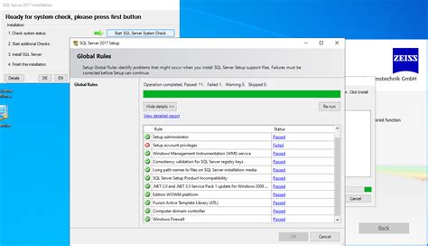 Sql Database Rule Setup Account Privileges Failed General Zeiss Qualityforum