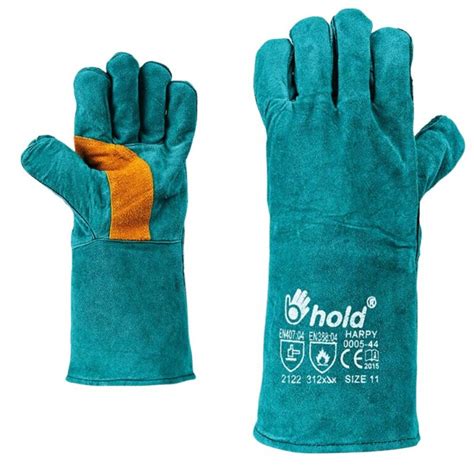 Ръкавици за заваряване Card Harpy цепена телешка кожа Work Wear Bg