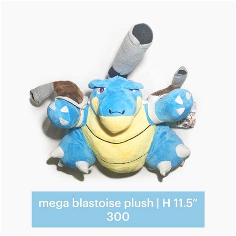 Pokemon Mega Blastoise Plush Hobbies And Toys Toys And Games On Carousell