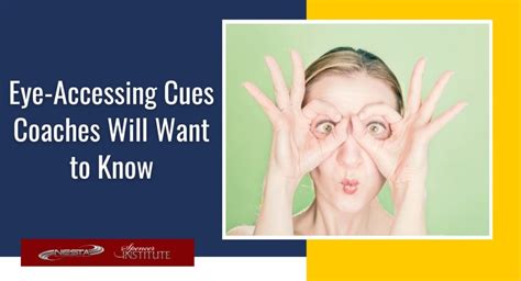 Eye Accessing Cues Nlp Coaching Spencer Institute Health Holistic And Wellness Certifications