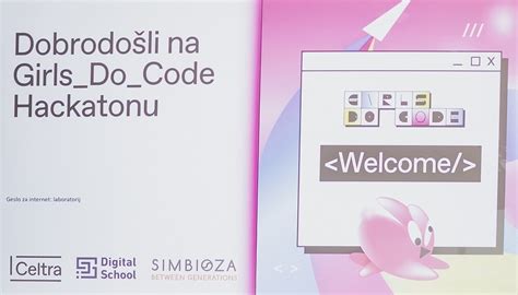 Girlsdocode Hackathon Šola Šiška