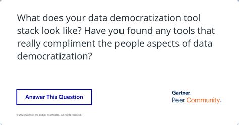 What Does Your Data Democratization Tool Stack Look Like Have You
