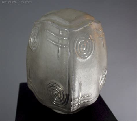 Antiques Atlas Art Deco Glass Pendant Light As342a3028 Geometricshademp