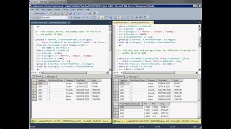 Sql Server Columnstore Index Performance Demonstration Youtube