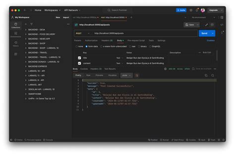 Tutorial Restful Api Bun Dan Elysiajs 4 Insert Data Ke Dalam