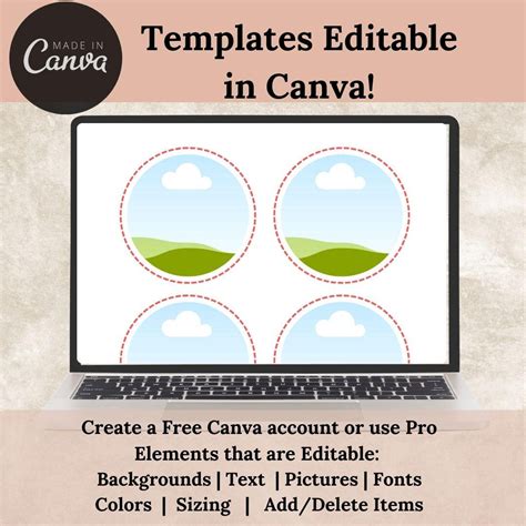 Button Pin Template 3 X 3 Canva Button Template Custom Button Pin Design Graduation Buttons