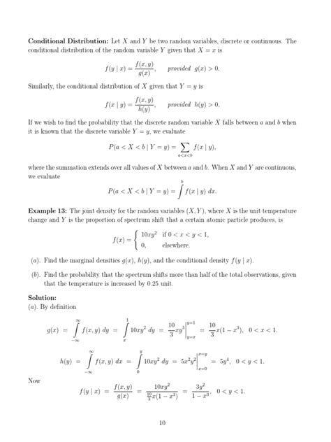 Conditional Distribution Pdf Statistical Theory Probability Theory