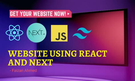 create a responsive website using reactjs and nextjs by faizanahmed789