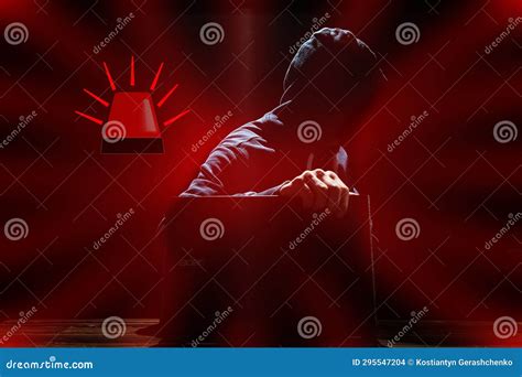 A Hacker With Laptop Sits At A Table And Abstract Binary Code Business Life Threat Virtual