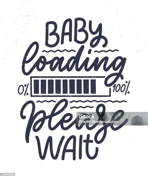 손으로 그린 글자 임신 견적 출산 슬로건 비문 모성 포스터 배너 T 셔츠 타이포그래피 디자인 격리 벡터 일러스트레이션 0명에 대한 스톡 벡터 아트 및 기타 이미지 Istock