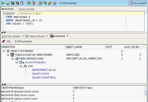 optimizer access paths