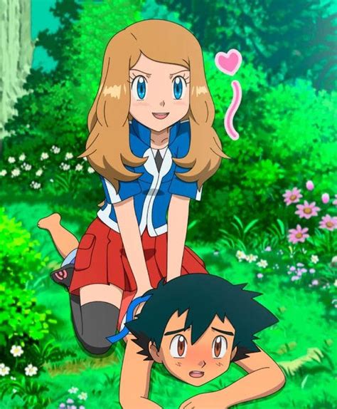 Serena And Ash By Batnado On Deviantart