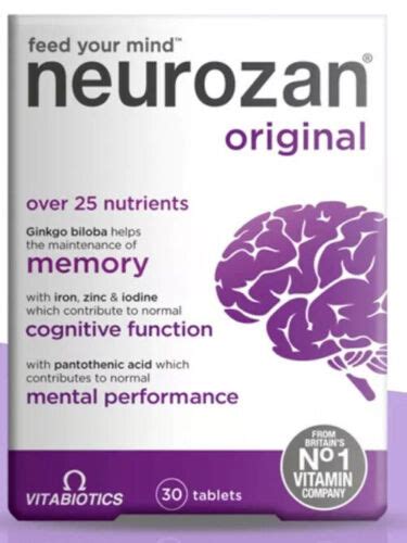 Vitabiotics Neurozan Original Cognitive Function Tablets 30 India Ubuy