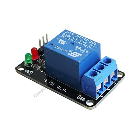 Модуль реле 5v на 1 канал низкий уровень