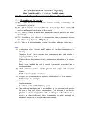 FinalExam Comp Pdf CS Introduction To Information Engineering Final Exam