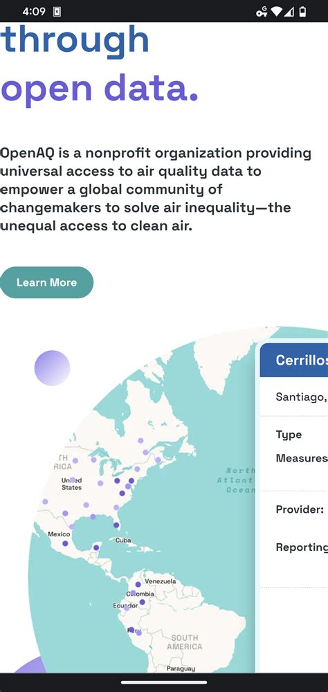 Home Page Margins · Issue 809 · Openaq · Github