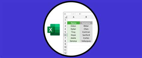 Cómo separar Texto en Columnas Excel Cómo separar Nombres y Apellidos en Excel Solvetic