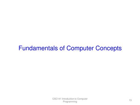 Ppt Csc141 Introduction To Computer Programming Powerpoint