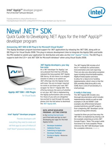 New Dot Net Sdk Pdf