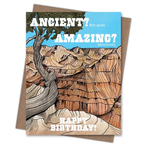 Ancient Amazing Birthday Card Waterknot Outer Layer