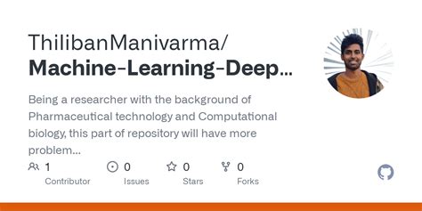 GitHub ThilibanManivarma Machine Learning Deep Learning Being A Researcher With The