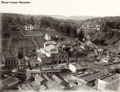 Aerial View Auburn At The Turn Of The Century
