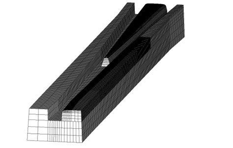 Finite Element Model A Wheel And Crossing B Cross Section C