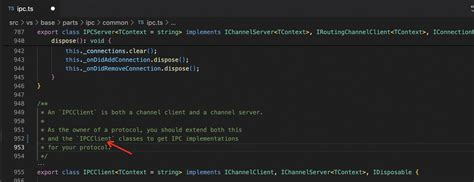 There Is A Wrong Comment Word In Ipcclient Class From Ipc Ts In Vscode Source Code Issue
