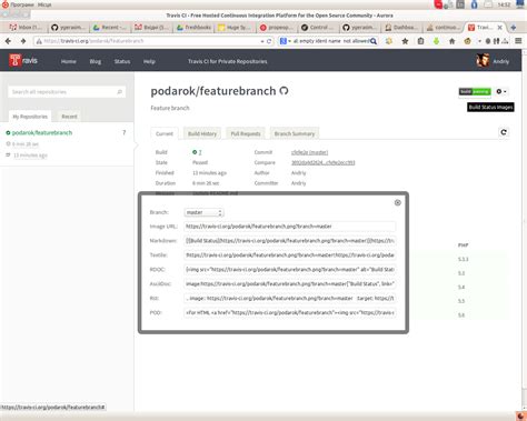 Continuous Integration Showing Travis Build Status In Github Repo