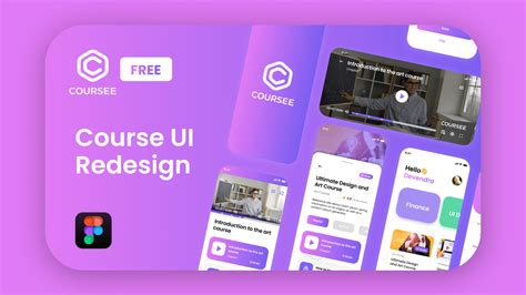 Coursee Course App UI Design Kit For Figma Figma