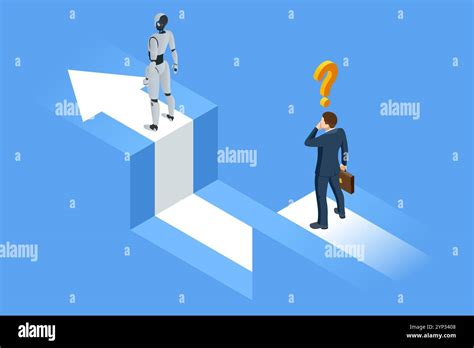 Isometric Robots Excel At Data Processing And Business Analysis Surpassing Humans In Speed And