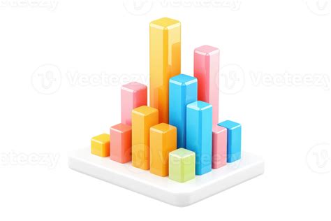 A Colorful Bar Chart Features Various Heights Representing Data