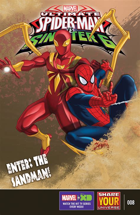 Marvel Universe Ultimate Spider Man Vs The Sinister Six 2016 8 Comic Issues Marvel