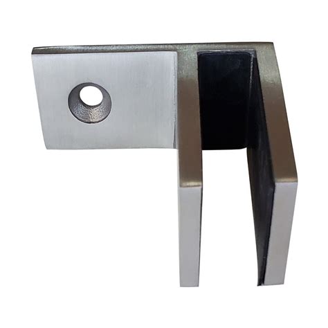 Stainless Steel Glass Clamp Glass To Wall 1 2 Gauthier De Laplante