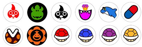 New Mario Emblems 25 By Ruensor On Deviantart