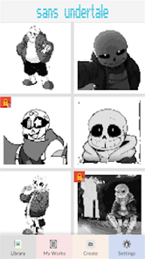 Sans Undertale Art Pixel For Android Download