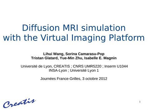 Pdf Diffusion Mri Simulation With The Virtual Imaging Platform Dokumentips